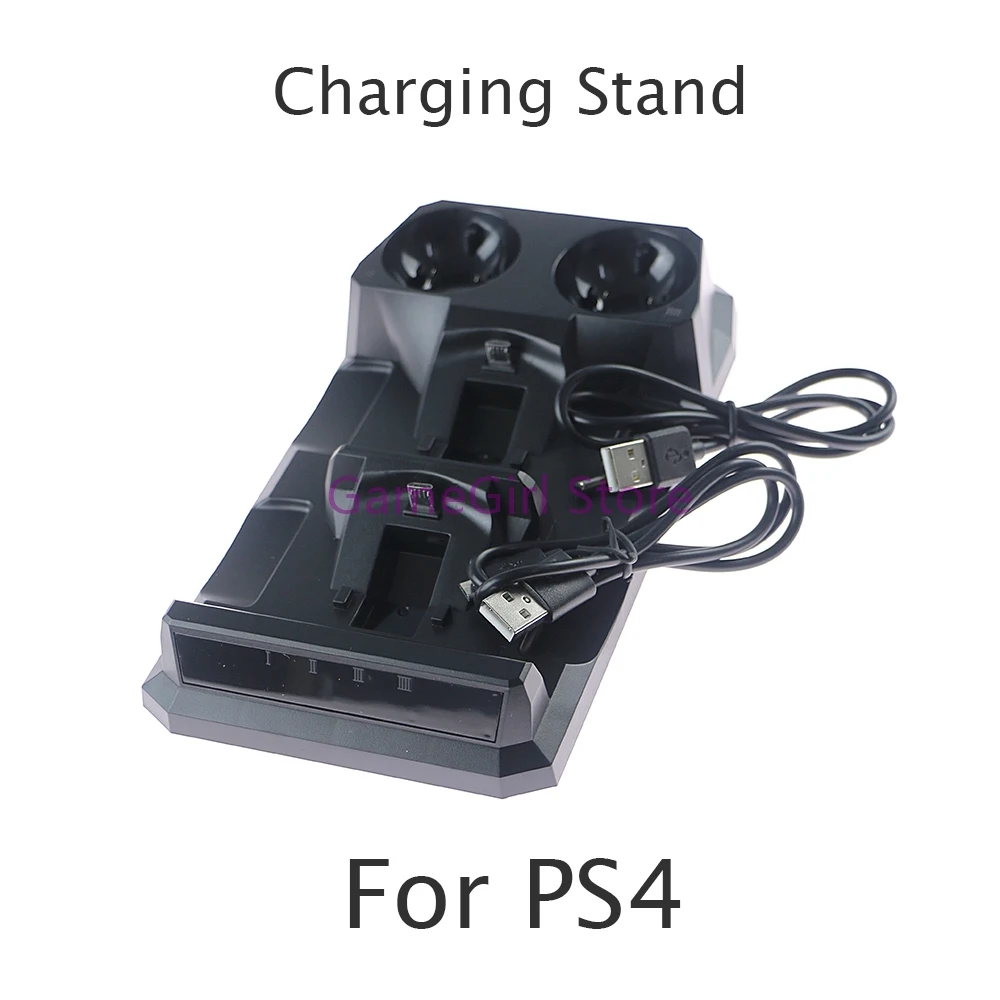 For Playstation 4 PS4 Handle 4 in 1 Charging Stand Dual Dock Station ...