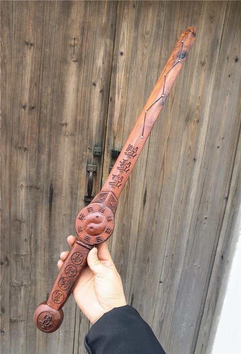 Taoist supplies, lightning strike jujube wood, Taoist nature seven star ...