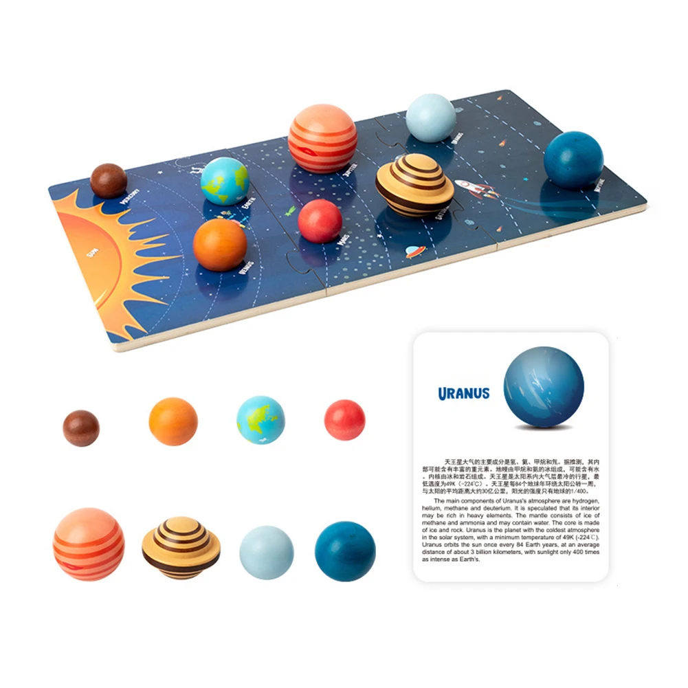 Creative-Design-8-Planets-Board-Custom-Planets-Jigsaw-Puzzle-Hand-Eye ...