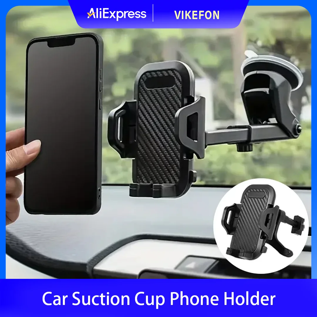 360° Rotate Universal Adjustable Sucker Car Phone Holder Windshield Car ...