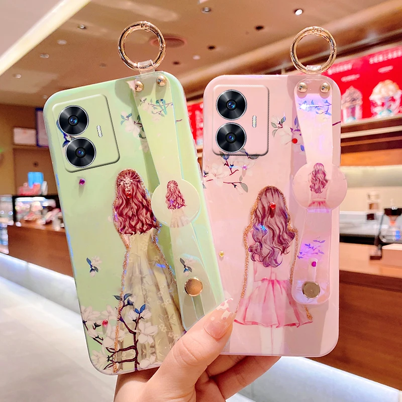 Phone-Case-for-Realme-C55-RealmeC55-Blu-ray-Shockproof-Protective-Soft ...