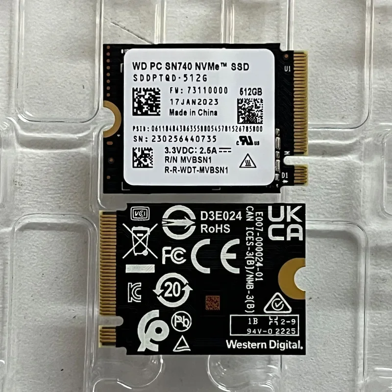 Wd-Sn740-M-2-2230-Ssd-Nvme-1t-2t-Solid-State-Drive-For-Laptops-Pcie4 ...