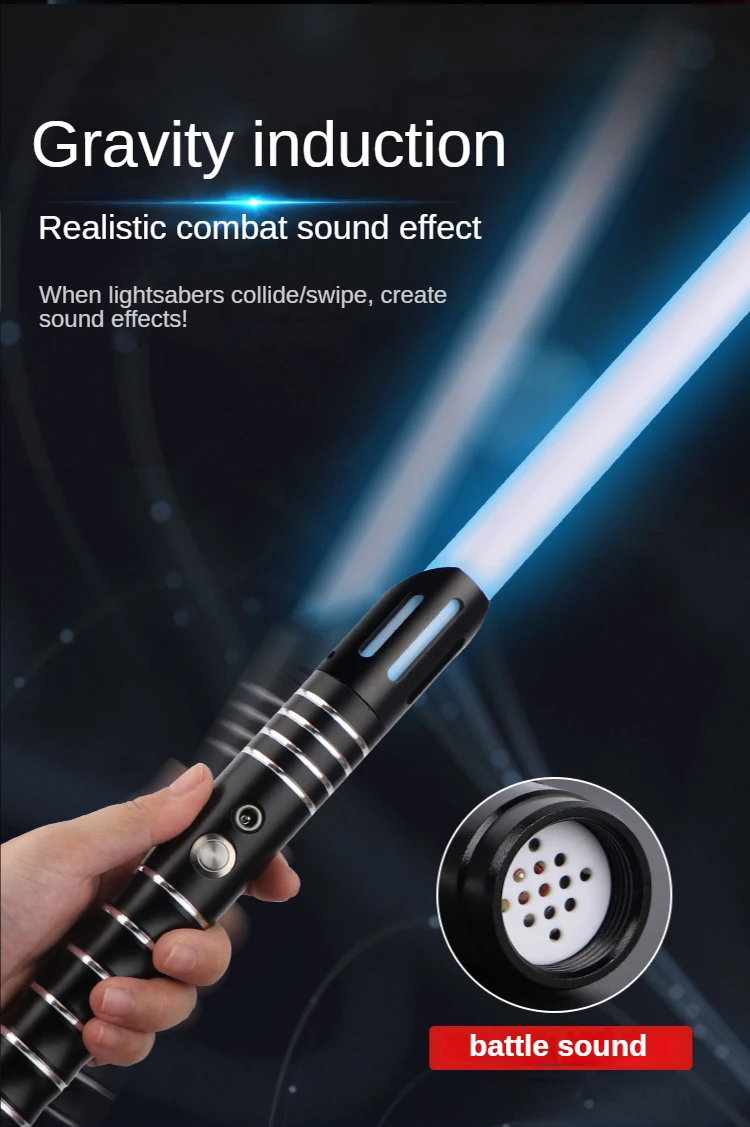 Bâton - épée - baguette,Sabre laser en métal RVB pour enfants,jouets ...