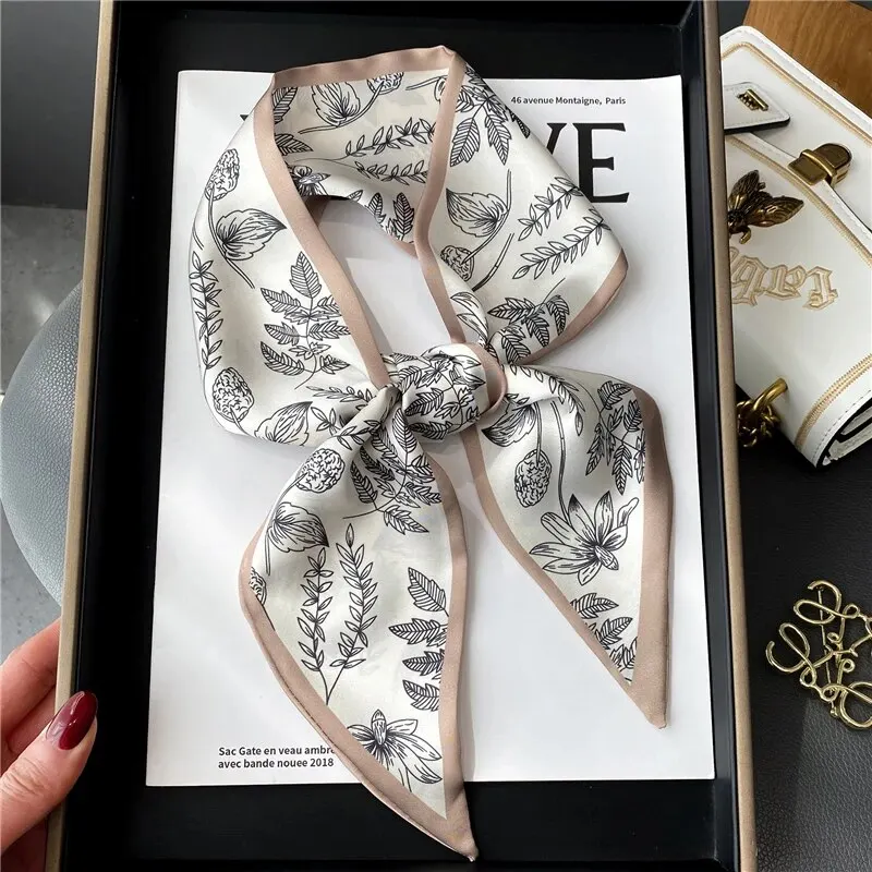 Popular-Silk-Satin-Skinny-Ribbon-Headband-Scarf-Women-Summer-Print ...