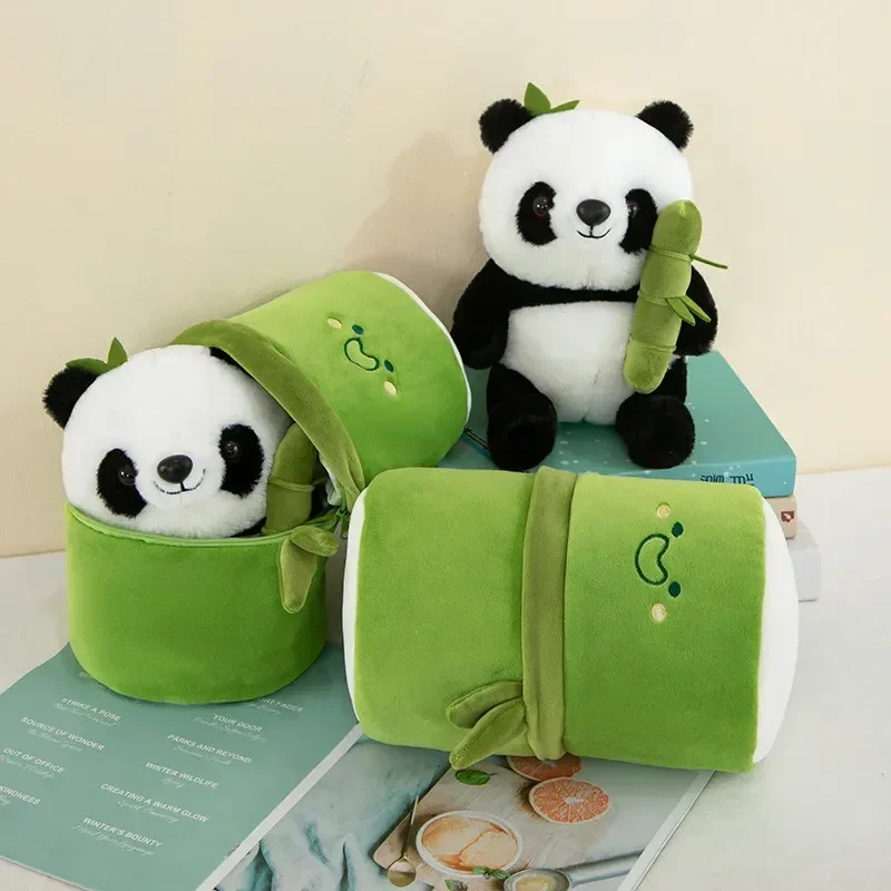 Bamboo-Tube-Panda-Holding-Bamboo-Kids-Gift-Cute-National-Treasure-Giant ...