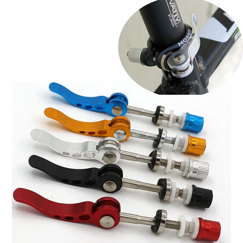 Aluminium-Quick-Release-Bike-Seat-Post-Clamp-Seatpost-Skewer-Bolt ...