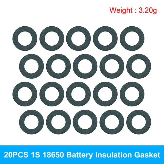 18650 Li-ion Battery Insulation Gasket Barley Paper Battery Pack Cell ...