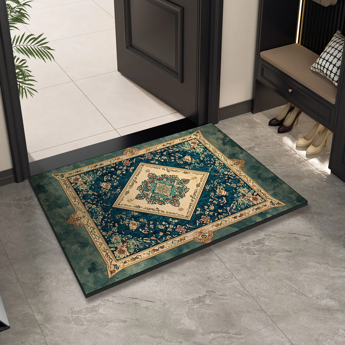 Luxury Vintage Doormat Entrance Door Mat Outdoor Welcome Front Room ...