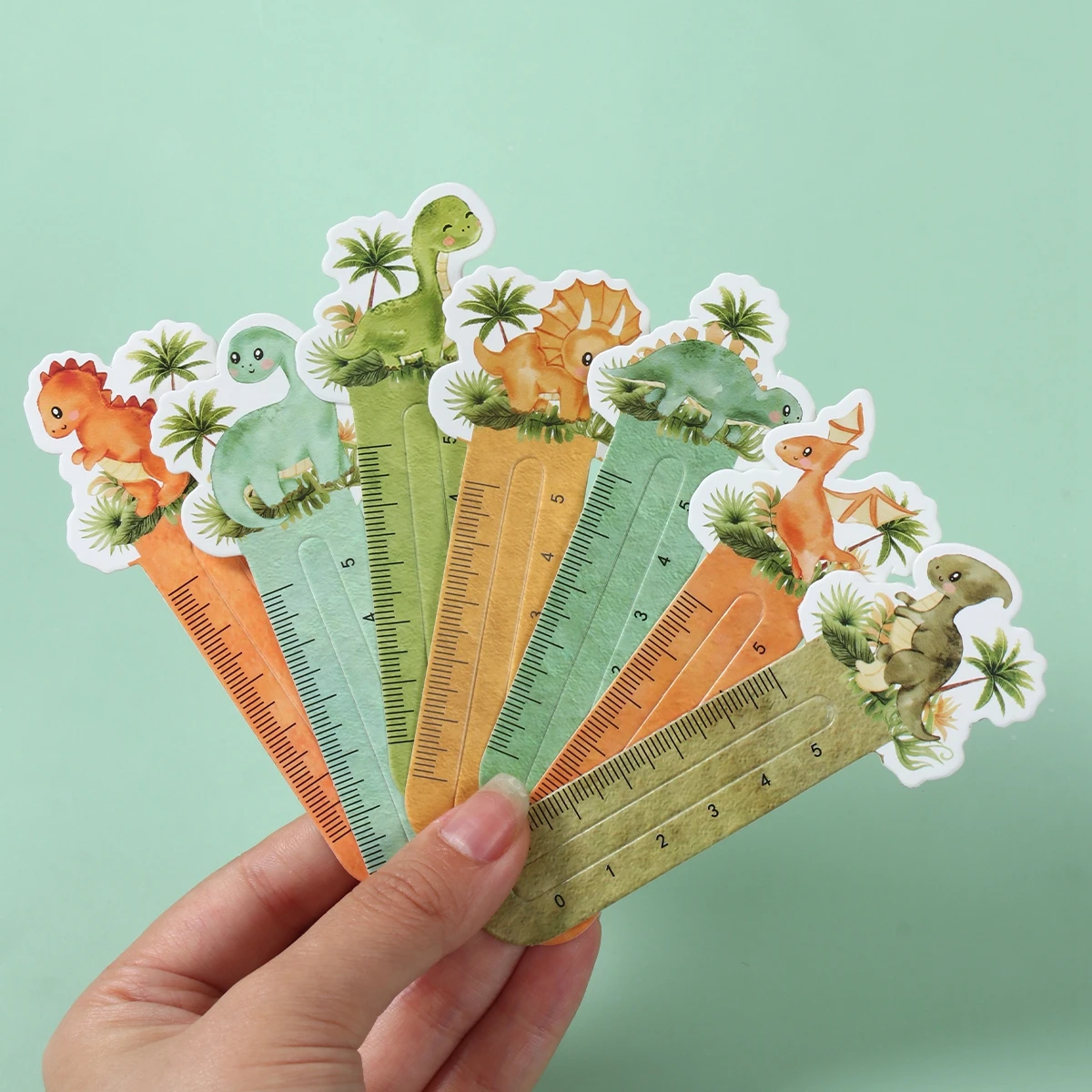 Cartoon-Dinosaur-Animal-Bookmarks-Ruler-Jungle-Animal-Birthday-Party ...
