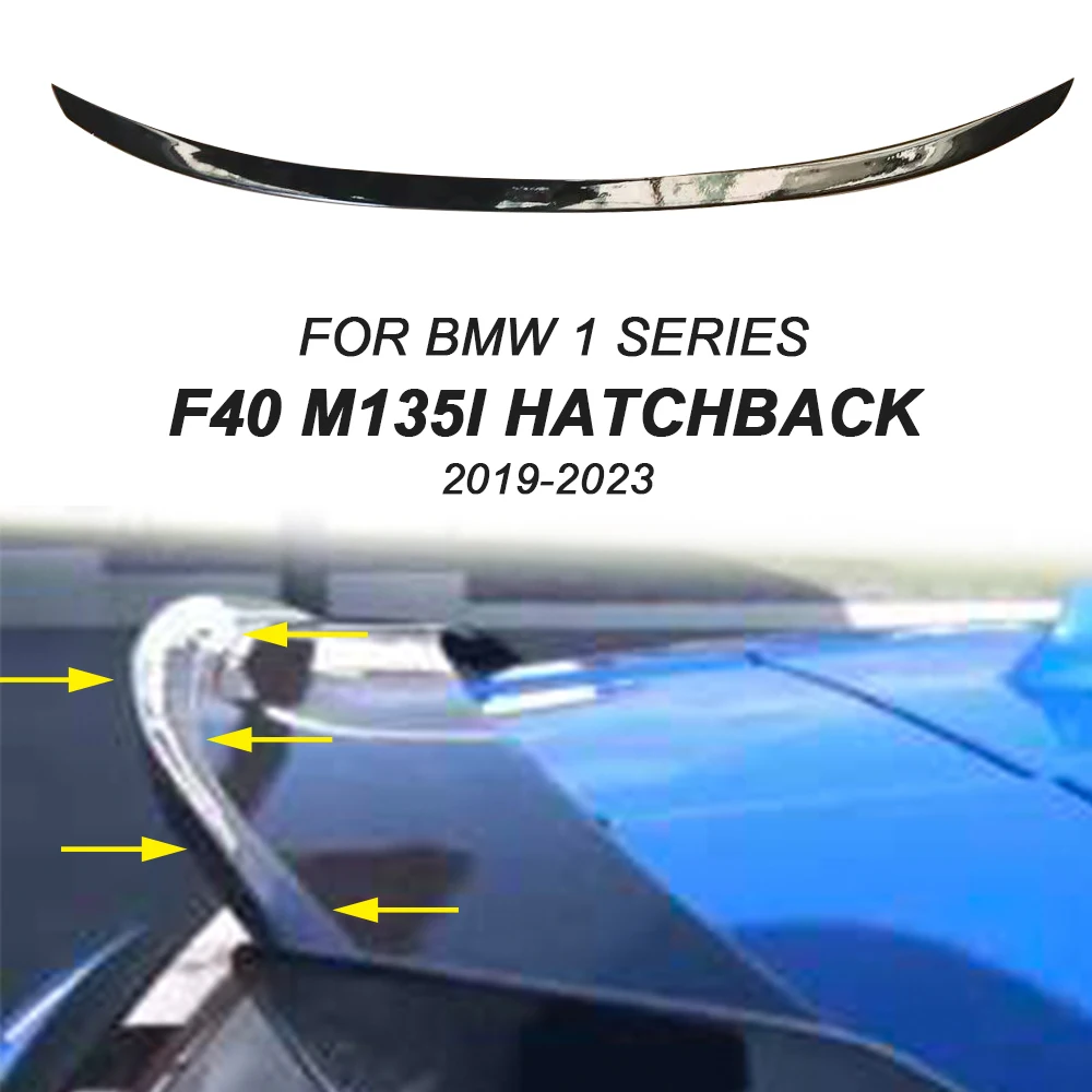 For-BMW-1-Series-F40-M135i-Hatchback-Rear-Extension-Spoiler-ABS-Gloss ...