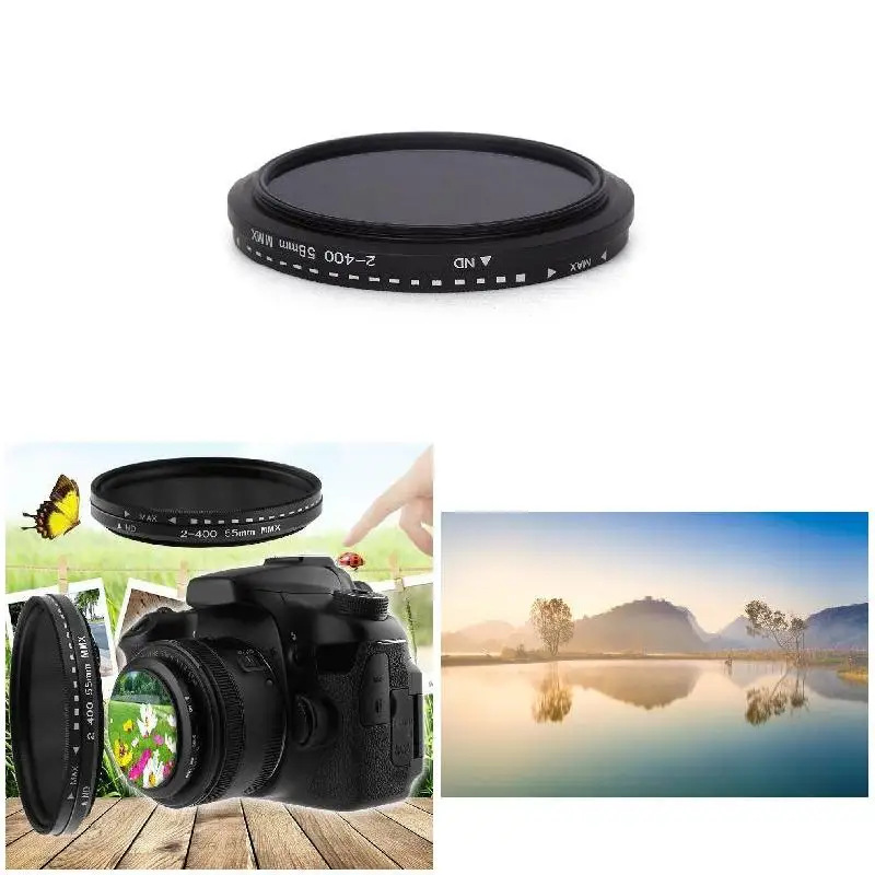 Digital SLR Camera Filter Dimmer Fader Variable ND Filter, 46% OFF