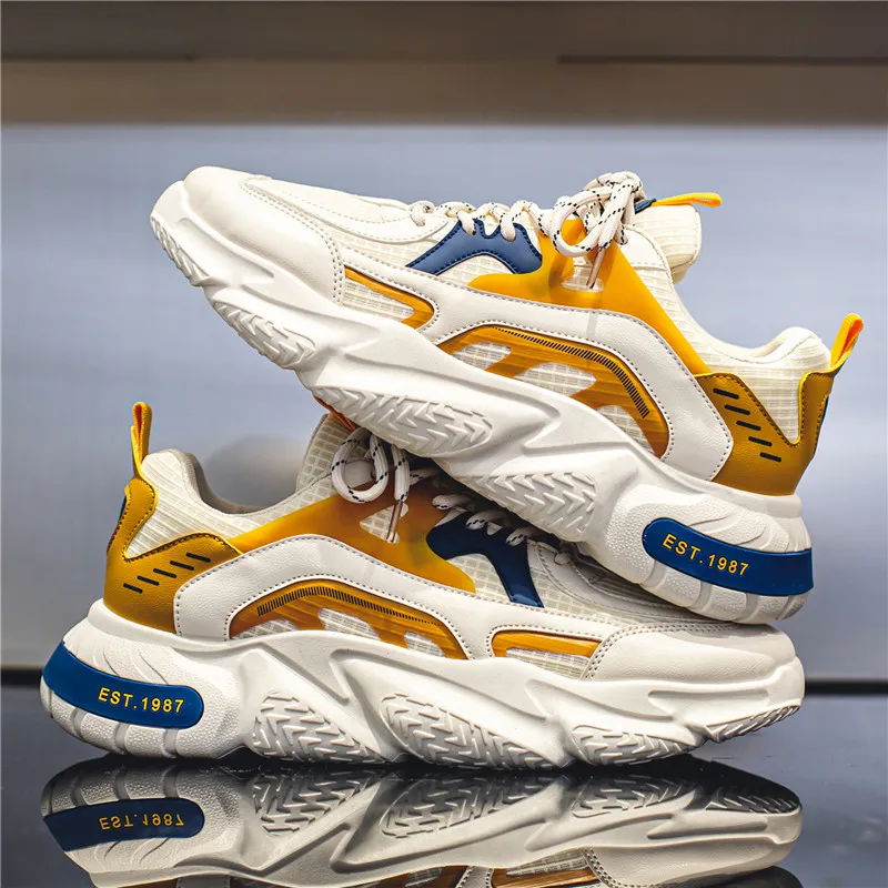 Men Casual Sneakers 2023 Summer Fashion Breathable Mesh Male Jogging ...