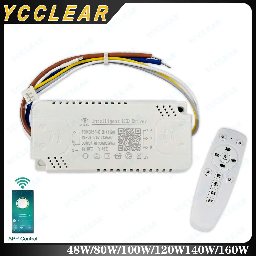 APP-Control-LED-Driver-2-4G-Remote-Intelligent-LED-Transformer-12-24W ...