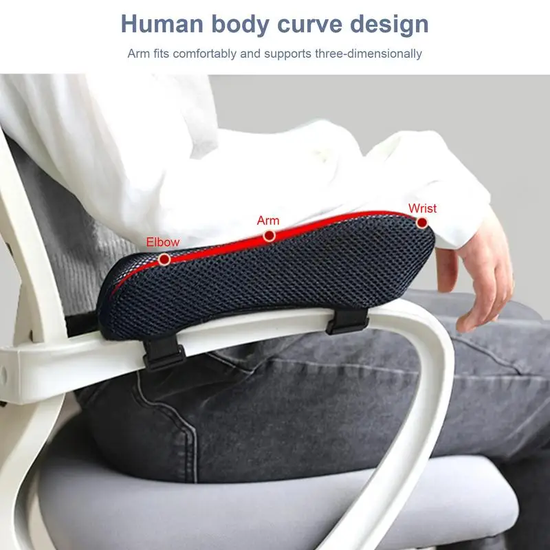 Ergonomic Chair Armrest Pad Arm Elbow Rest Cushion Mouse Computer ...