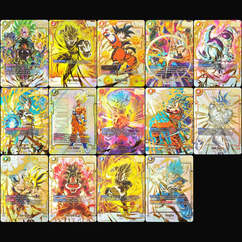 DIY Dragon Ball Super Fusion World Son Goku FB05-119 FB06-120 FB01-139 ...