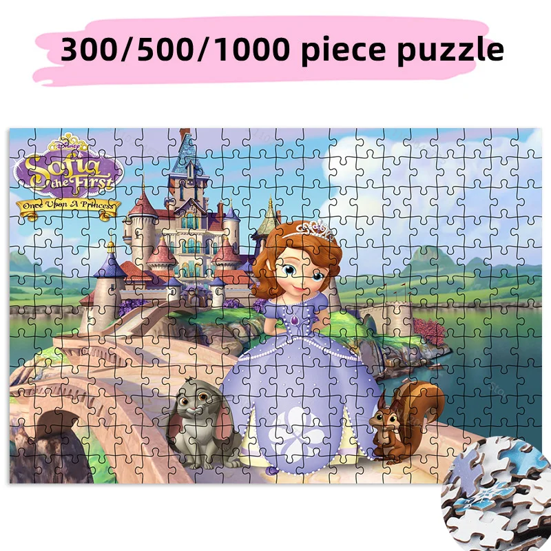 Disney Puzzle Little Princess Sophia Cartoon Creative 300 500 1000 ...