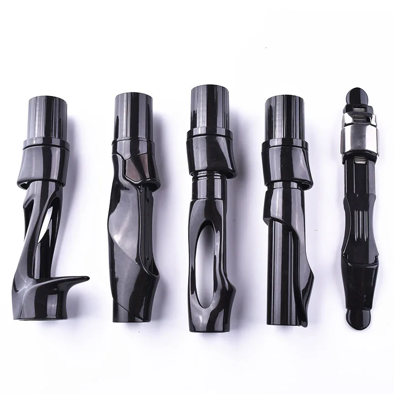 Carbon Fiber Reel Seat Handle Grip Set DIY Straight Handle Fishing ...