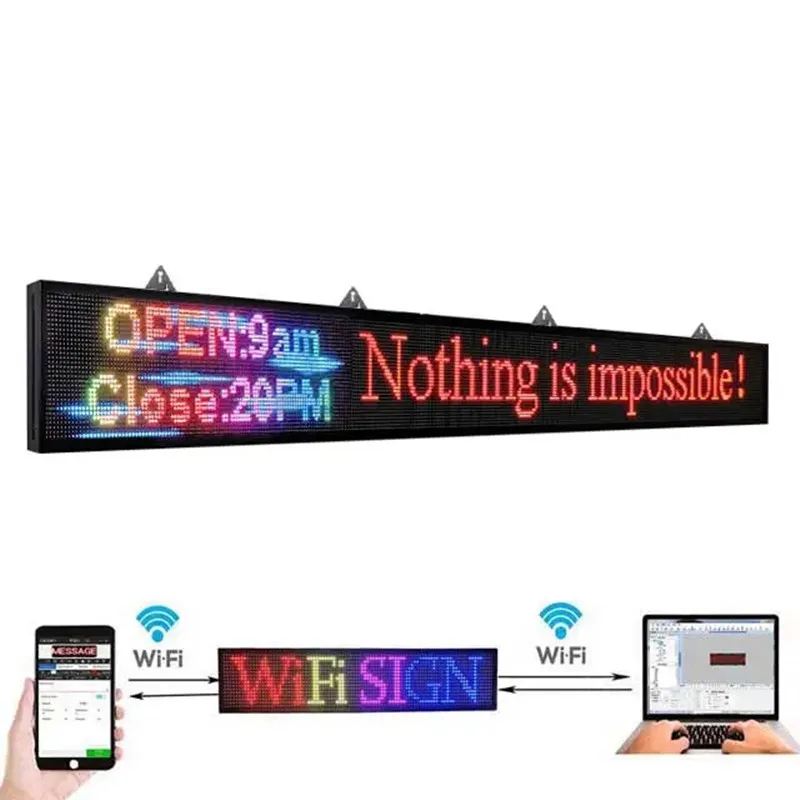 LED-Sign-PH10-mm-77-x8-Programmable-LED-Signs-Full-Color-Scrolling-Led ...