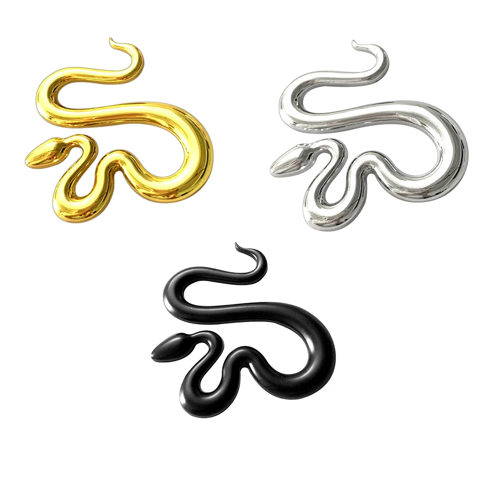 New Fashion 3D Metal Snake Car Side Fender Rear Trunk Emblem Badge ...