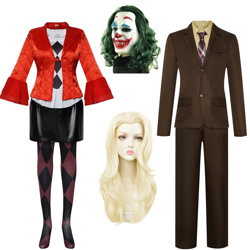 Haloween-New-Movie-Joker-2-Arthur-Fleck-Cosplay-Costume-Party-Men-Brown ...