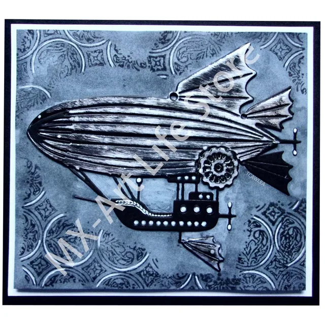 Led Zeppelin Stencil Blimp