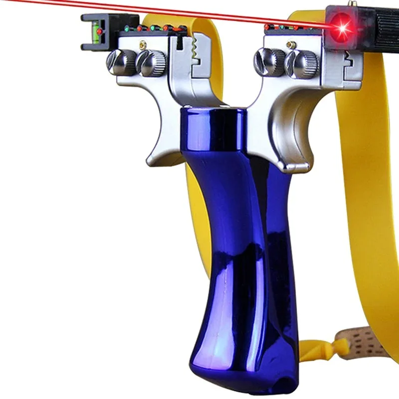Precise-Aiming-Slingshot-Double-Screw-Laser-Slingsshot-Outdoor-Hunting ...
