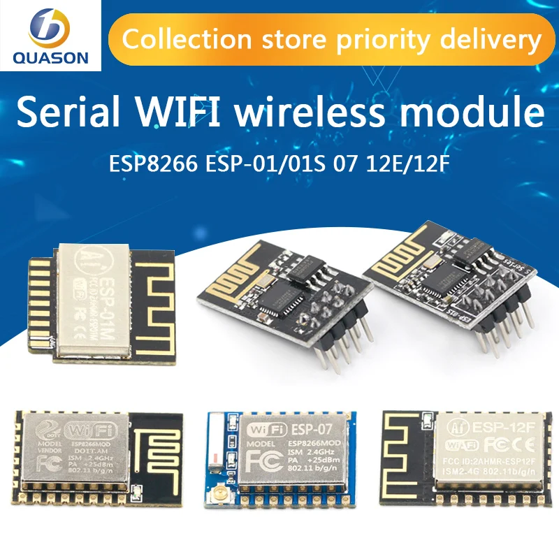 ESP8266 ESP 01 ESP 01S ESP 07 ESP 12 ESP 12E 직렬 WIFI 무선 모듈|반도체 집적회로 ...