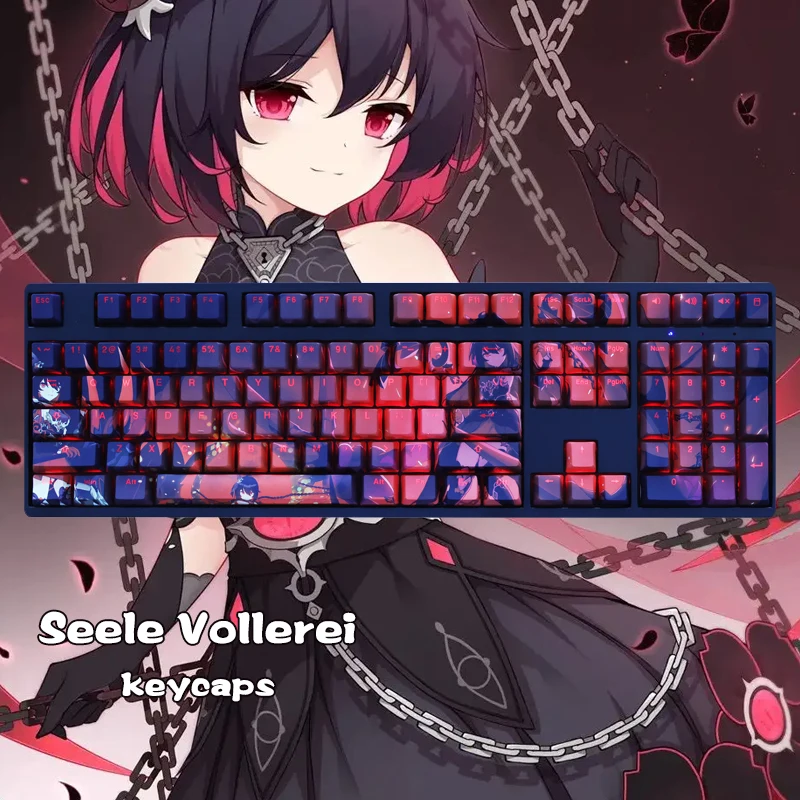 Seele-Vollerei-Honkai-Impact-3-Keycaps-Mechanical-Keyboard-Accessories ...