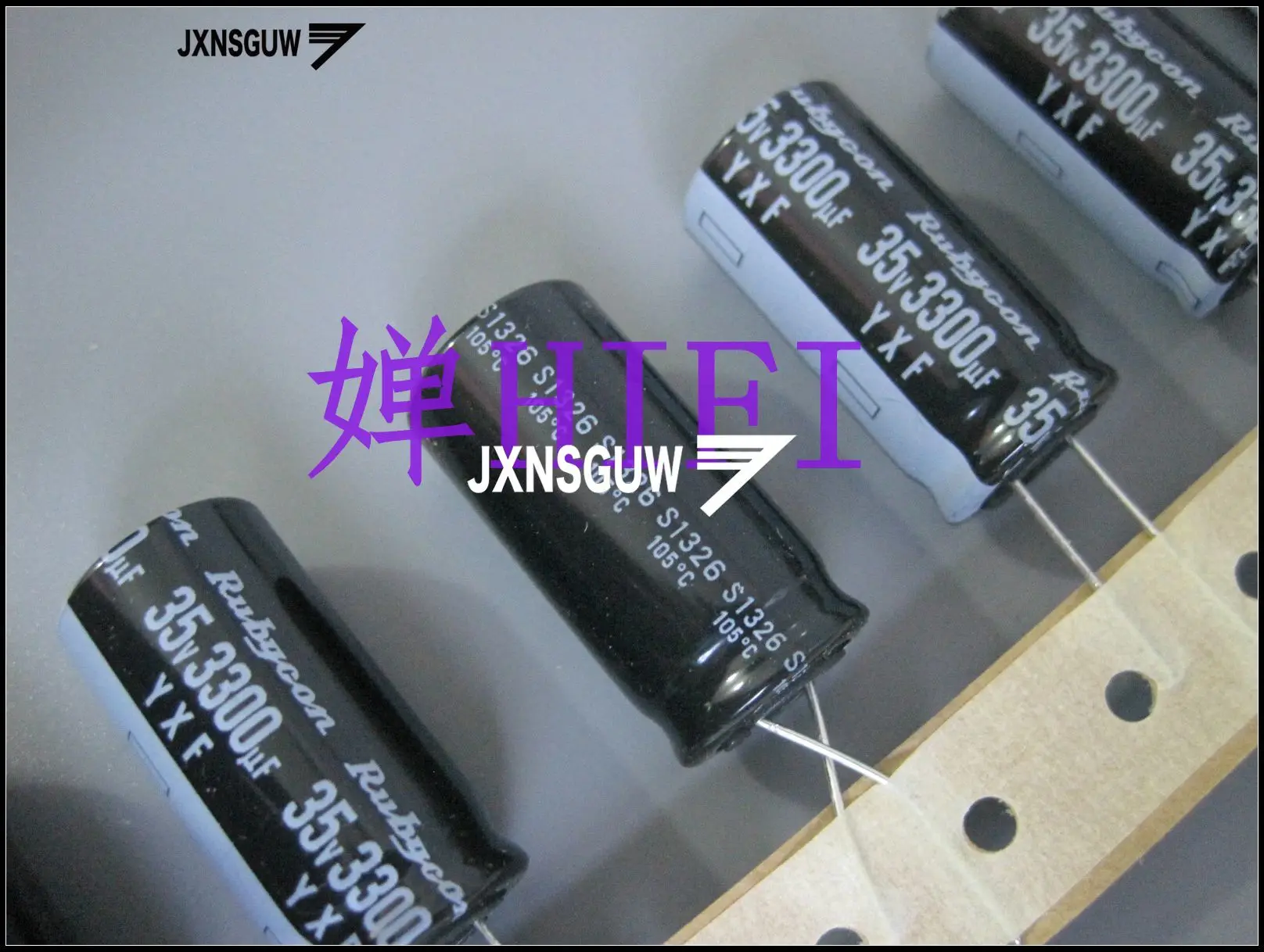 10 pçs novo rubycon yxf 35v3300uf 18x35mm alumínio capacitores ...