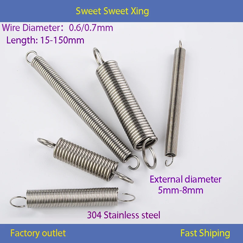 Cylindrical-Hook-Spiral-Tensile-Spring-304-Stainless-Steel-Wire ...