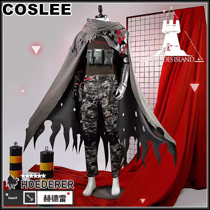 COSLEE-Arknights-Hoederer-Cosplay-Costume-Game-Suit-Handsome-Uniform ...