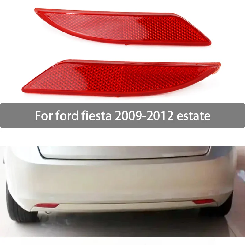 Rear-Bumper-Reflector-Reflective-Strips-For-Ford-Fiesta-2009-2010-2011 ...
