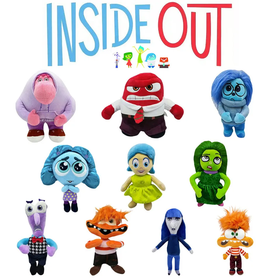 New-Inside-Out-2-Plush-Anxiety-Doll-Cute-Joy-Fear-Anger-Disgust-Sadness ...