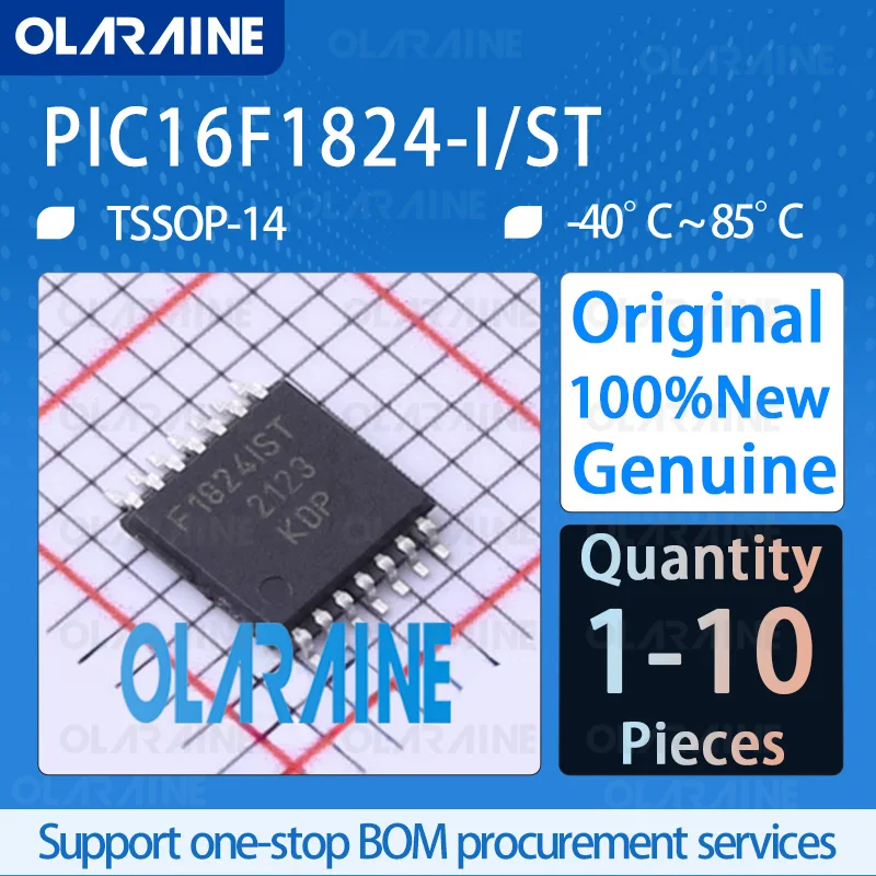 1-5-10Pcs-Original-PIC16F1824-I-ST-TSSOP-14-Embedded-processors-8-bit-microcontrollers-MCU ...