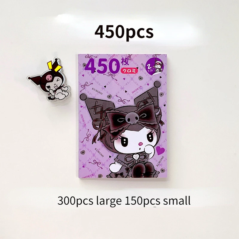 450pcs-Cute-Cartoon-Sanrio-Kuromi-Cinnamoroll-Melody-Hello-Kitty ...