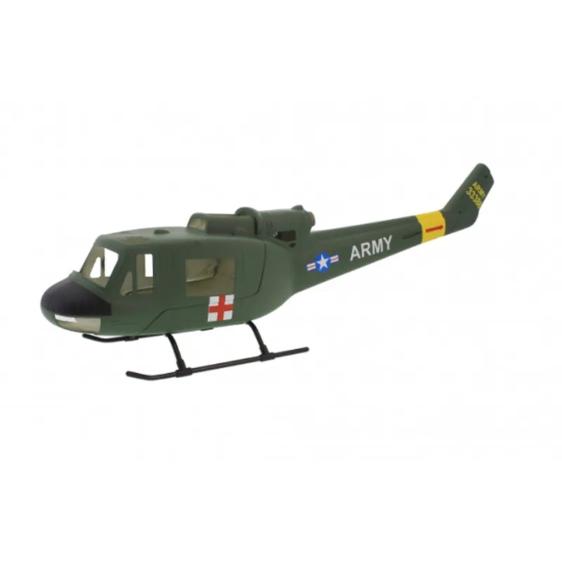 450-Size-Bell-UH-1A-Huey-Glass-Fiber-Scale-Fuselage-RC-Helicopter-Cover ...
