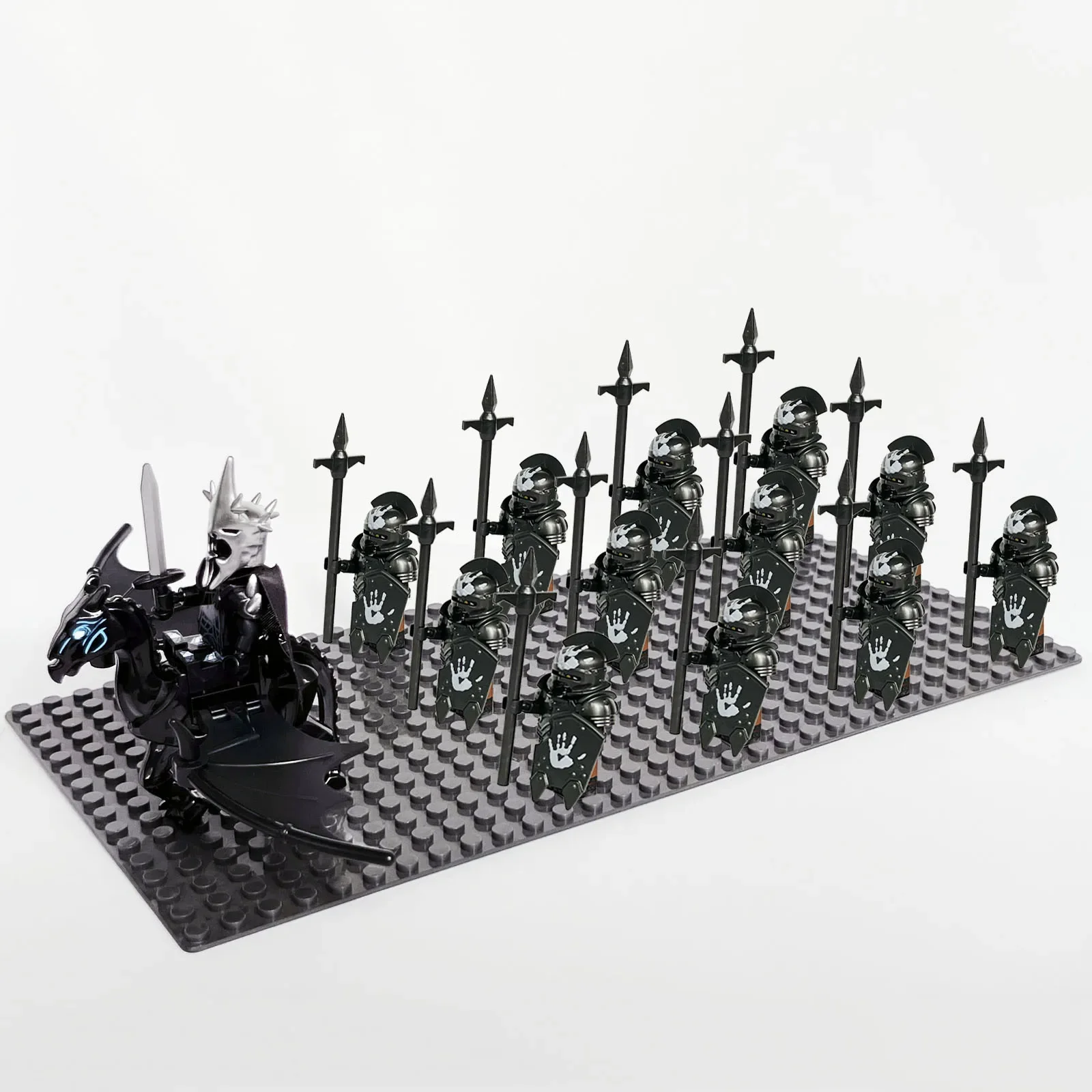 13pcs-Sauron-Dark-Lord-Witch-king-of-Angmar-Orcs-Strong-Uruk-hai-Dark ...