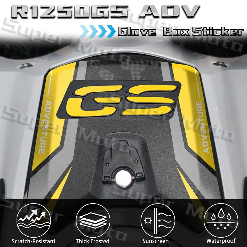 Motorcycle Frosted Sticker Glove Box Motocross Protector Decals ...