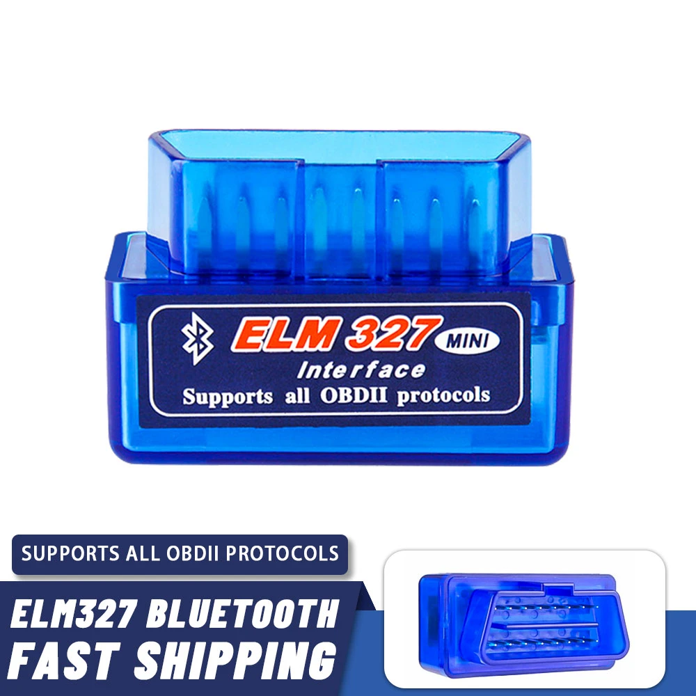 Car Diagnostic Tool Super Mini ELM327 Bluetooth Interface V2.1 OBD2 II ...