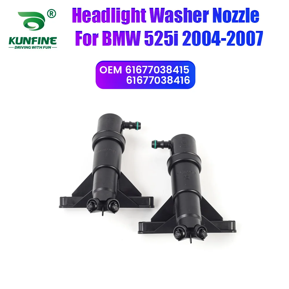 Car Headlight Front Bumper Washer Spray Nozzle Jet Headlamp Pump Cover ...