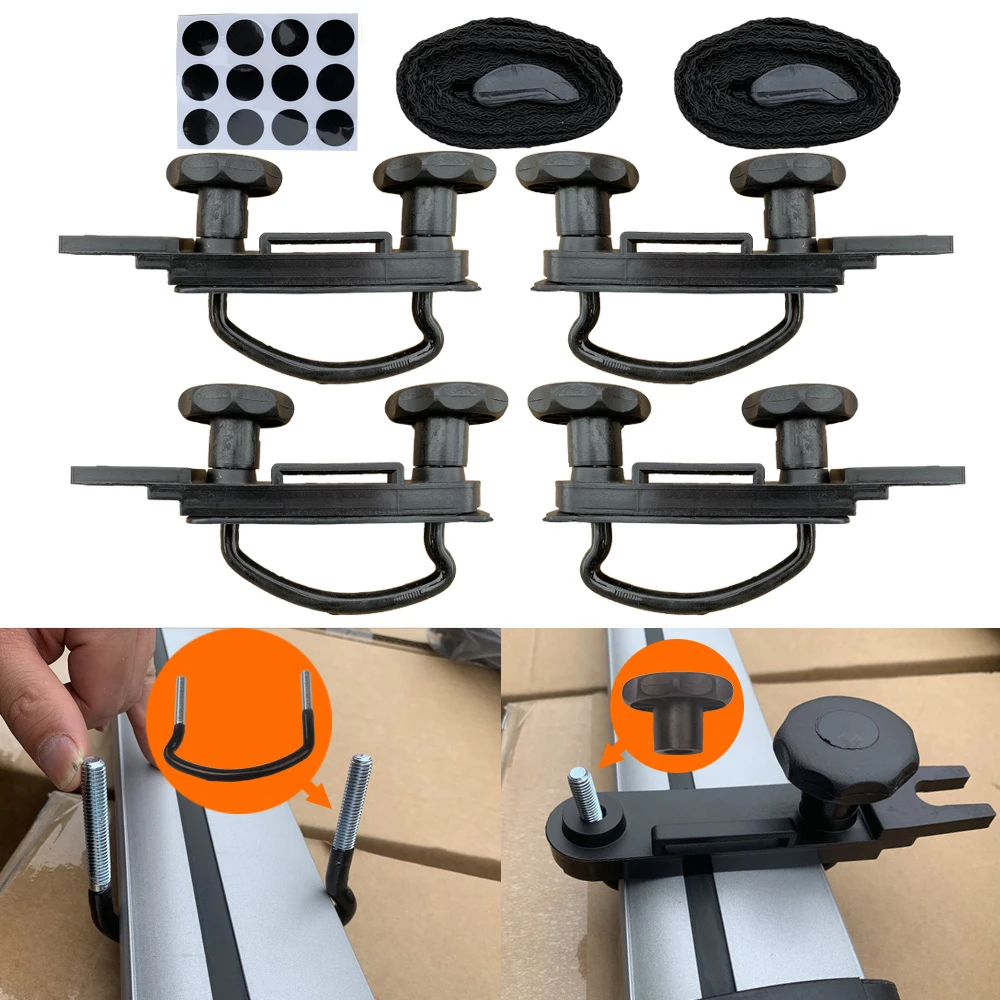 Pcs Roof Box Mounting U Bracket Car Van Mounting Fitting Kit, Universal ...