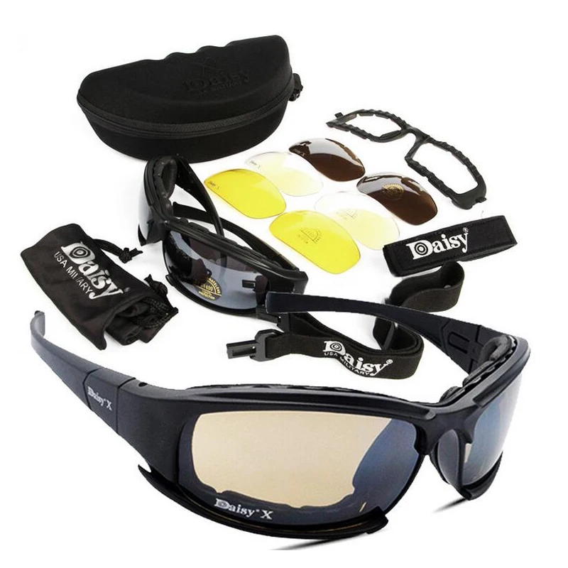 Daisy X7 C5 Tactical Polarized Glasses Men Outdoor Hunting Goggles ...