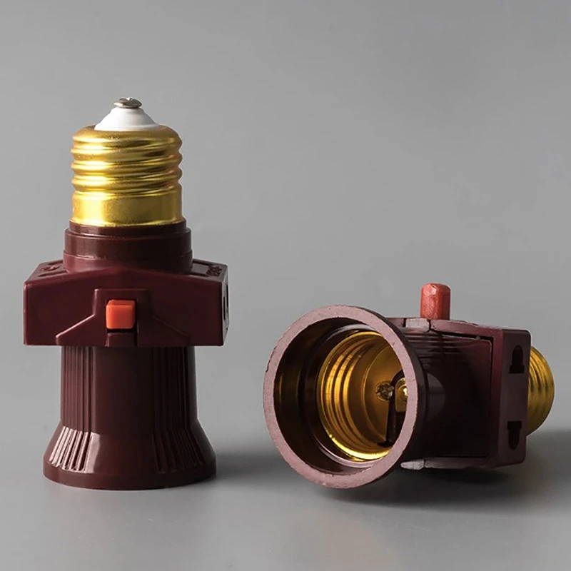 High-Quality-E27-Double-Screw-Multi-purpose-Socket-Switch-Lamp-Holder ...