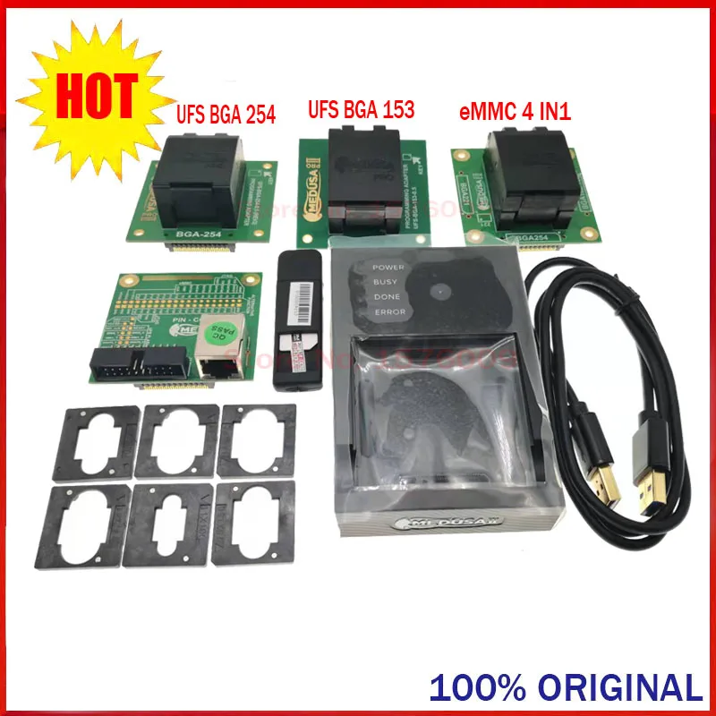 New Original MEDUSA Pro II box / Medusa Pro 2+ UFS BGA 0153 SOCKET+UFS ...