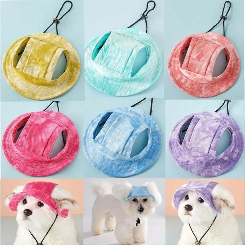 Summer-Dog-Hat-Pet-Baseball-Cap-Outdoor-Sunscreen-Hats-Breathable-Sun ...