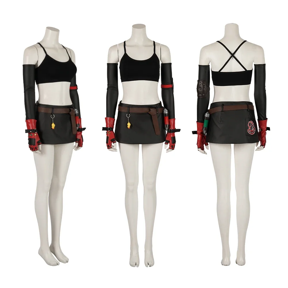 Game-Cosplay-Fantasy-SexyTifa-Cosplay-Costume-Women-Mini-Skirt-Role ...