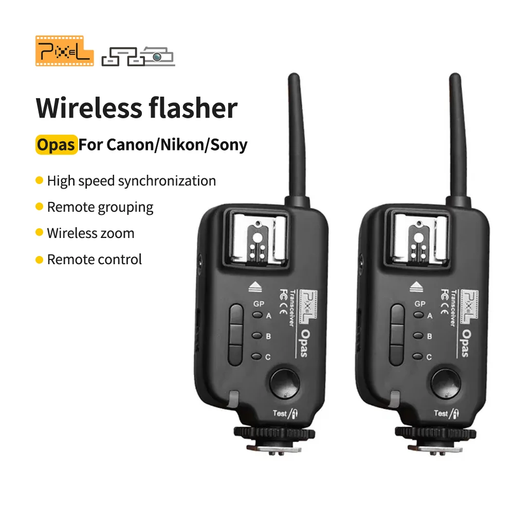 Pixel-Opas-Wireless-Flash-Trigger-High-Speed-Sync-Transceiver-Flash ...