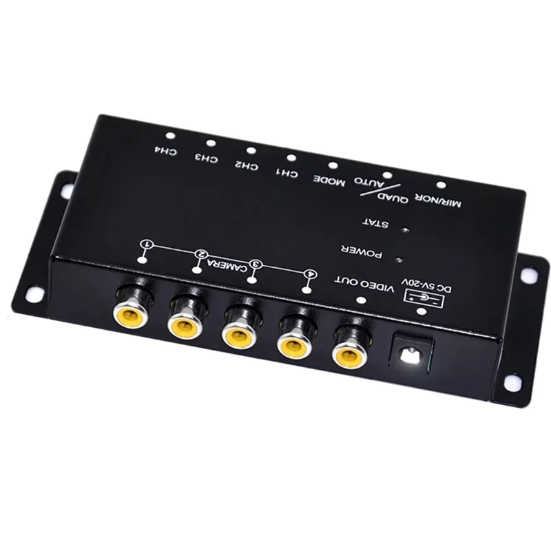 Car-4-Channel-Driving-Recorder-Switcher-Control-Car-Cameras-IR-Control ...