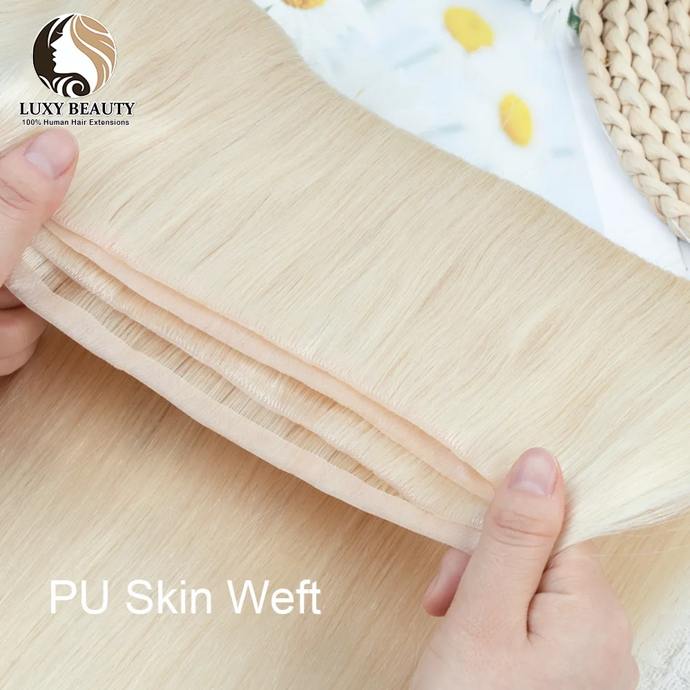 Straight-Long-Tape-In-Hair-Weft-Human-Hair-Extensions-12-22-Invisible ...