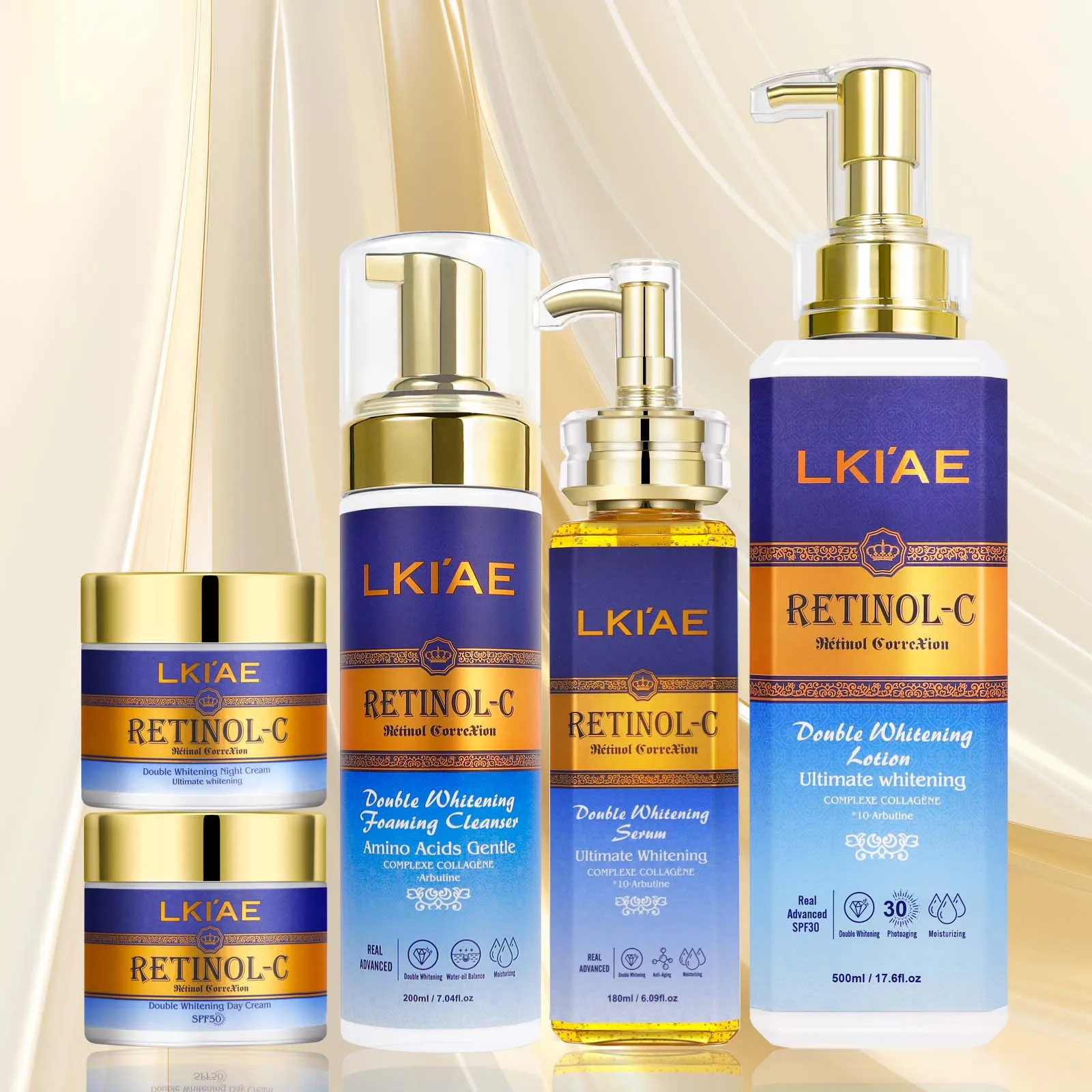 ailke-Lightening-Skin-Care-Set-Body-Lotion-Face-Cream-Day-And-Night ...